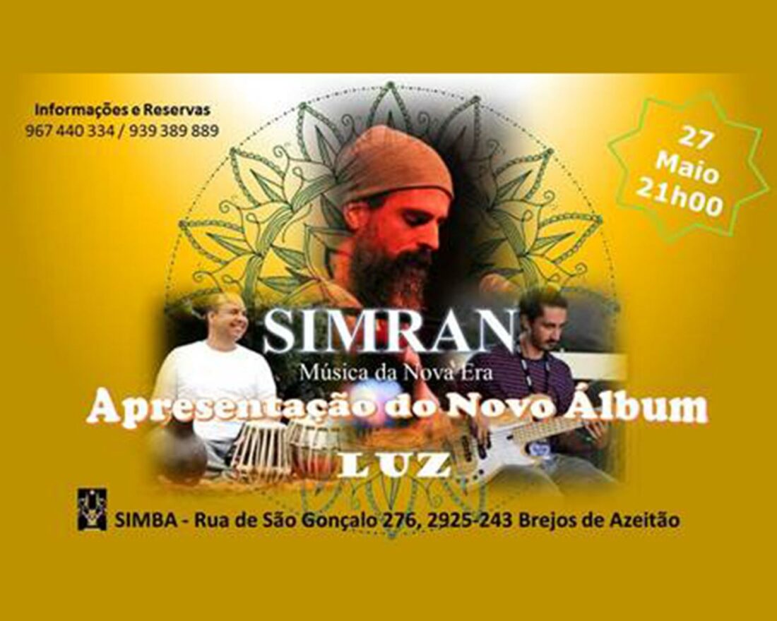 SIMBA – Concerto SIMRAN Música da Nova Era – Lançamento de Álbum – Azeitão