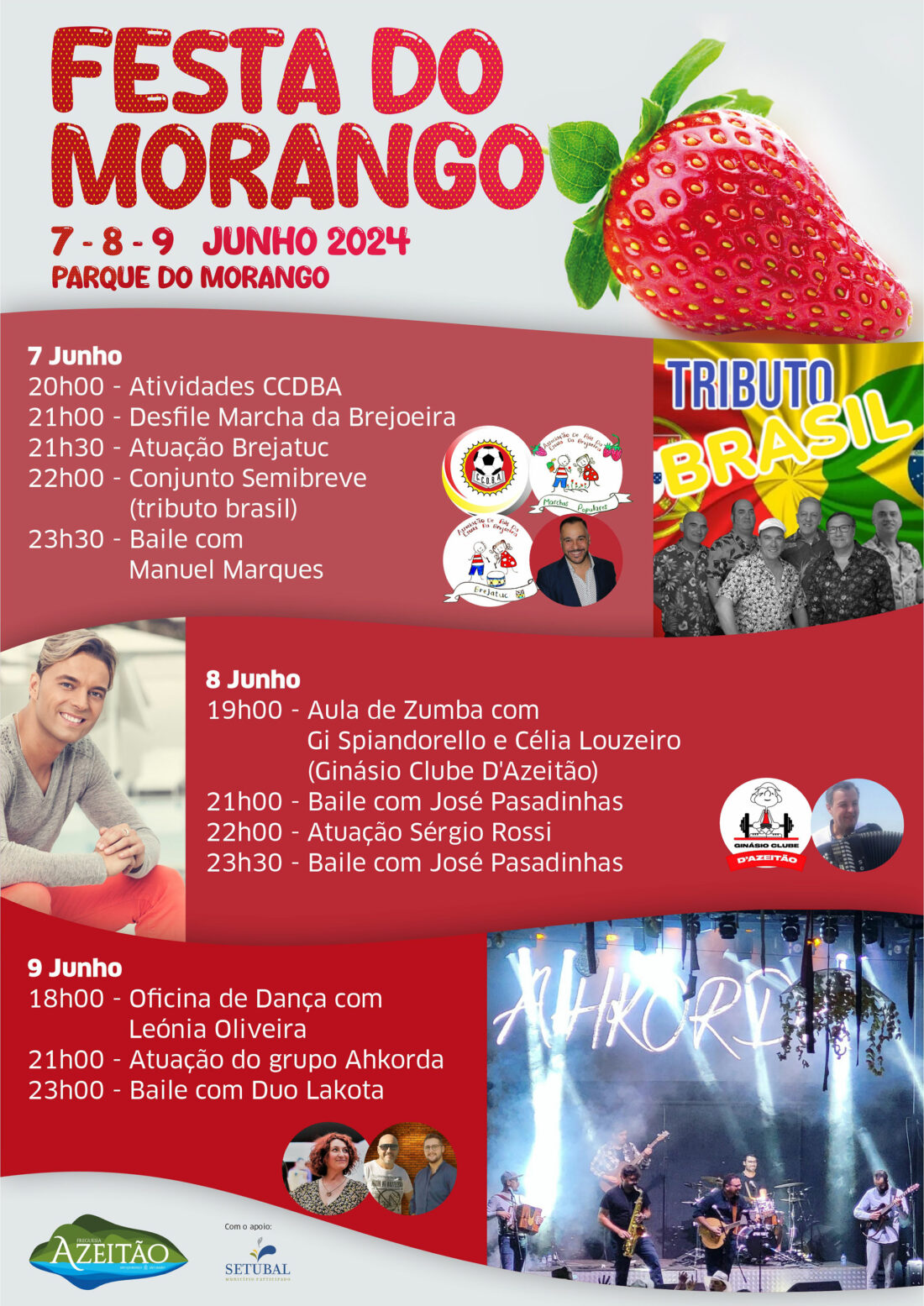 Programa Festa do Morango 2024 – Azeitão